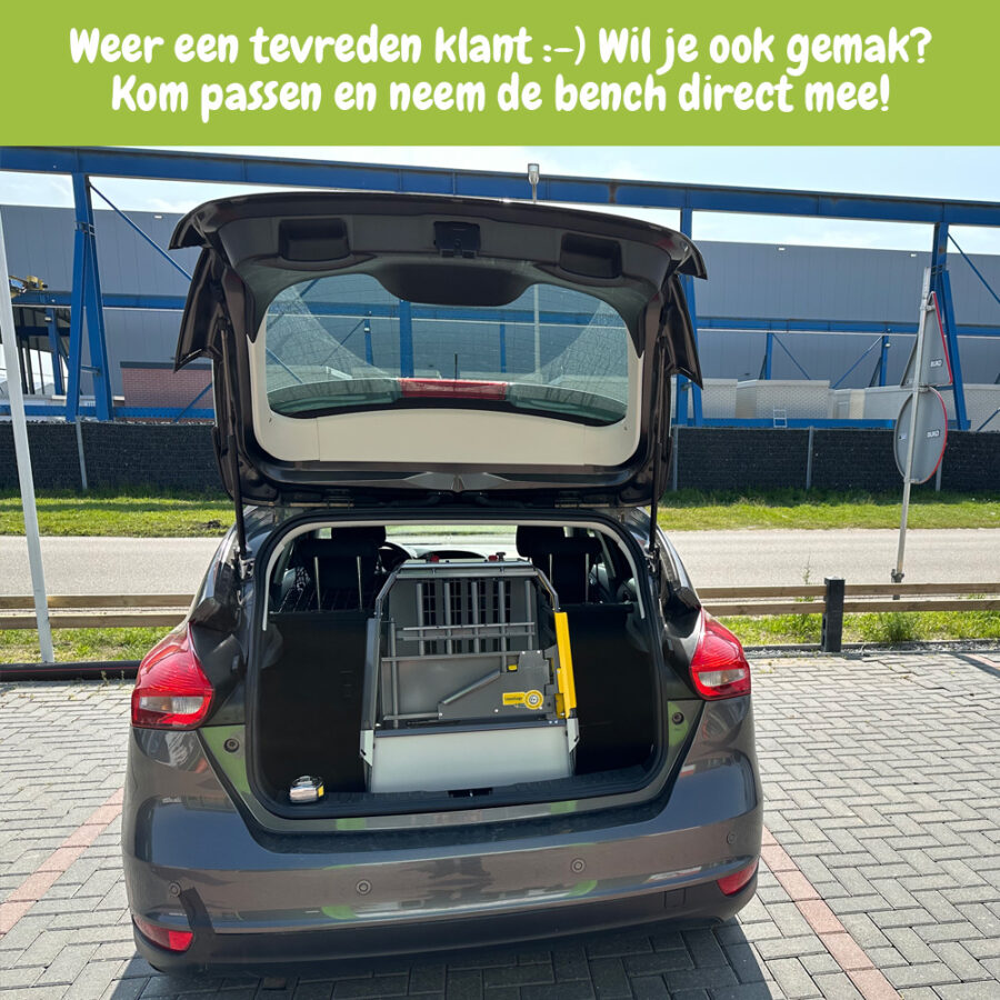 MIMsafe VarioCage Compact L autobench voor auto hoge dorpel